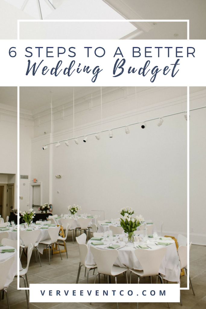 6 Steps to a Better Wedding Budget | Verve Event Co.