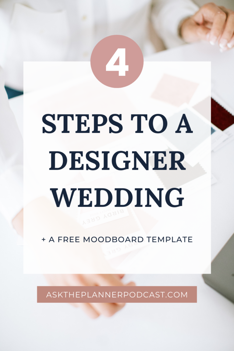 How to Design Your Wedding in 4 Basic Steps | Verve Event Co.