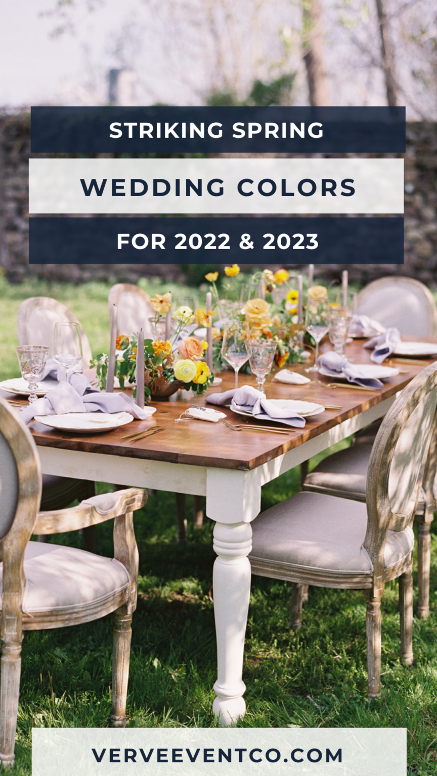 5 Striking Spring Wedding Colors in 2022 | New York Wedding Planner
