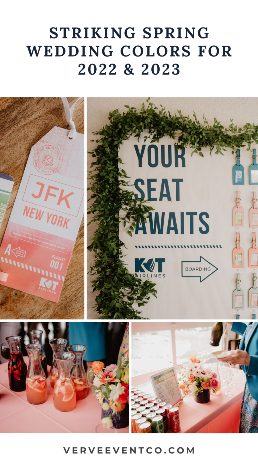 5 Striking Spring Wedding Colors in 2022 | New York Wedding Planner