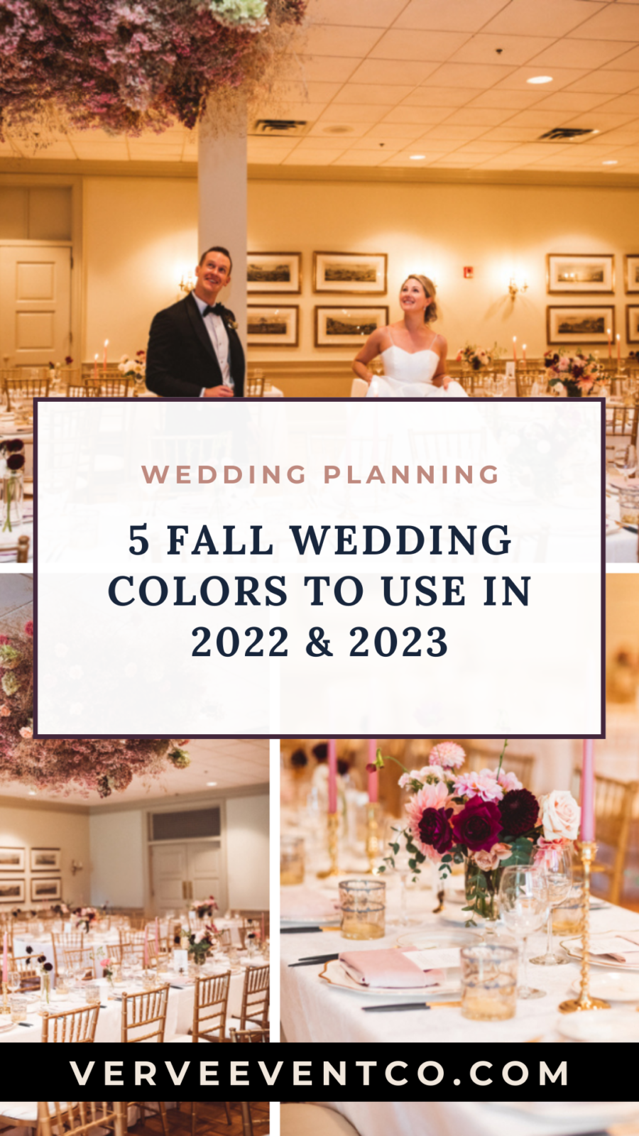 5 Fall Wedding Colors to Use in 2022 & 2023 | Verve Event Co.