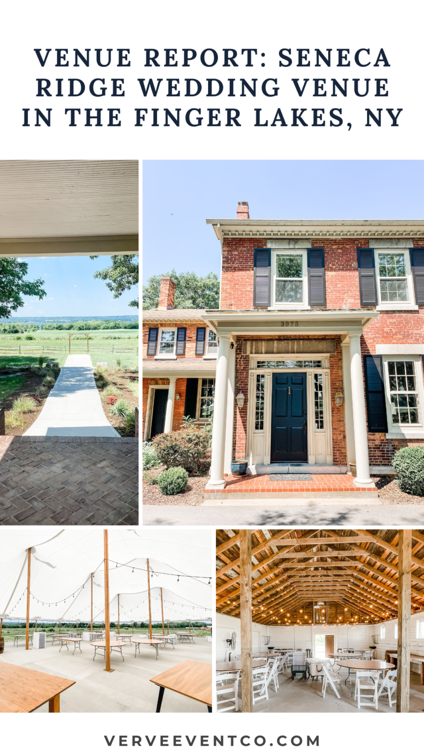 VENUE REPORT: Seneca Ridge Wedding Venue in the Finger Lakes