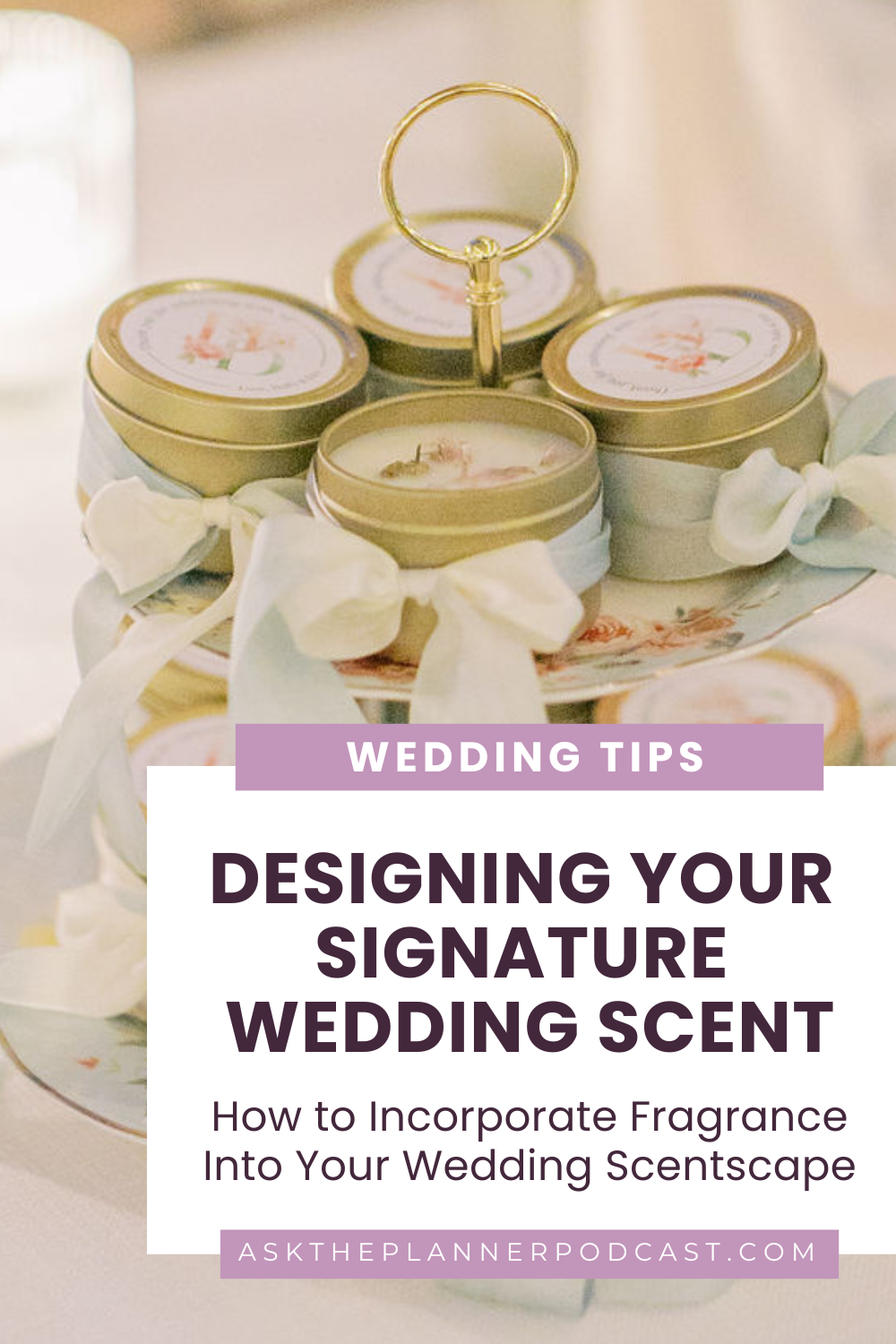 How to Incorporate Fragrance Into Your Wedding Scentscape