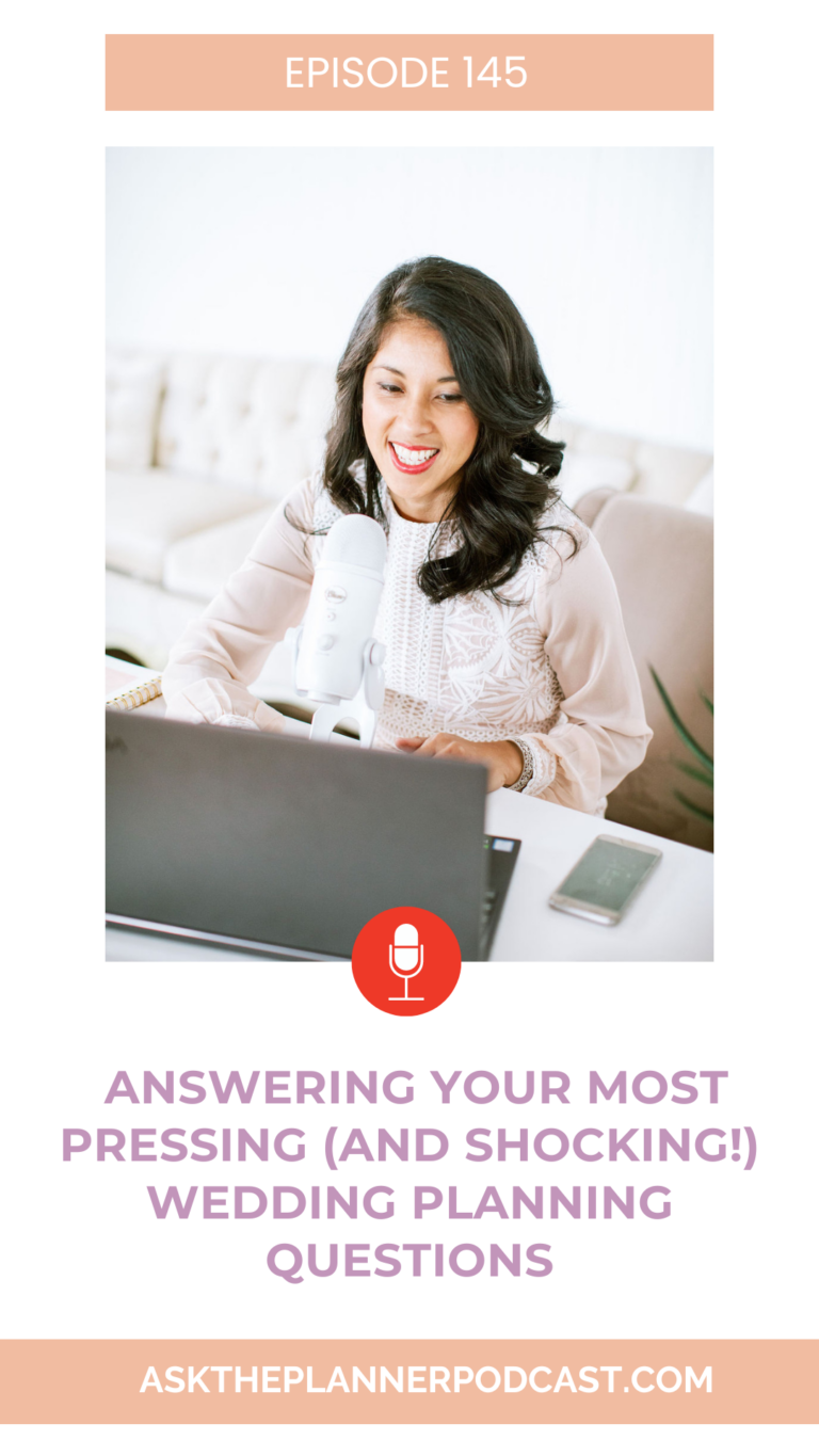 Your Most Pressing (and Shocking!) Wedding Planning Questions